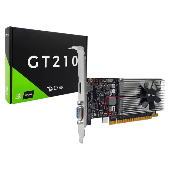 Placa de Video 1GB DDR3 64 Bits PCI-E 2.0 GT210 Duex - K3 Distribuidora