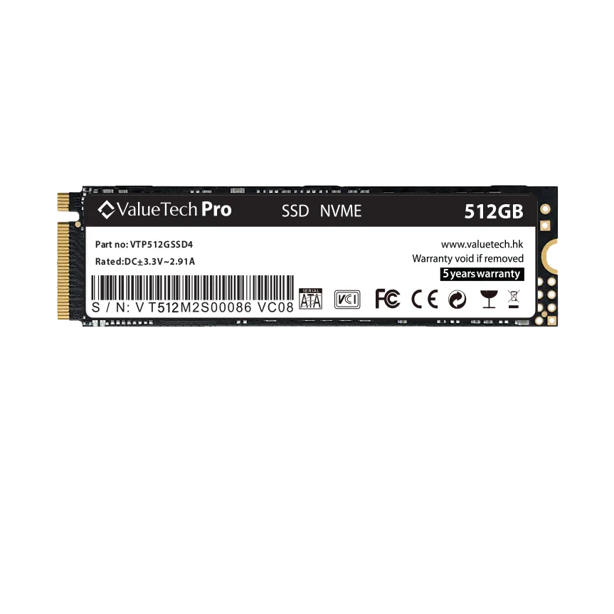 SSD 512GB NVMe M.2 2280 Valuetech - K3 Distribuidora